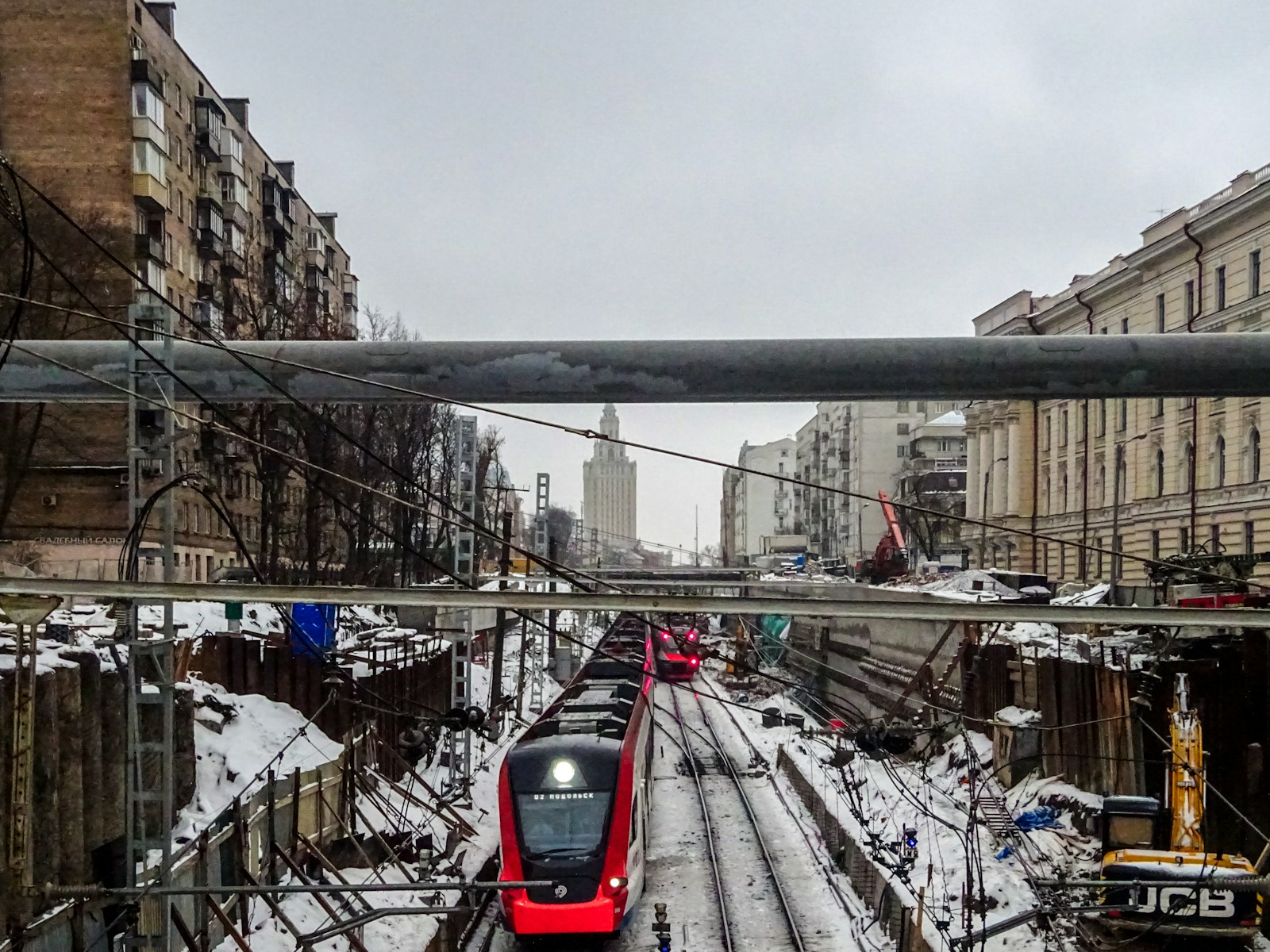 Moose on the Loose: Two Wild Creatures Disrupt Moscow Construction ...